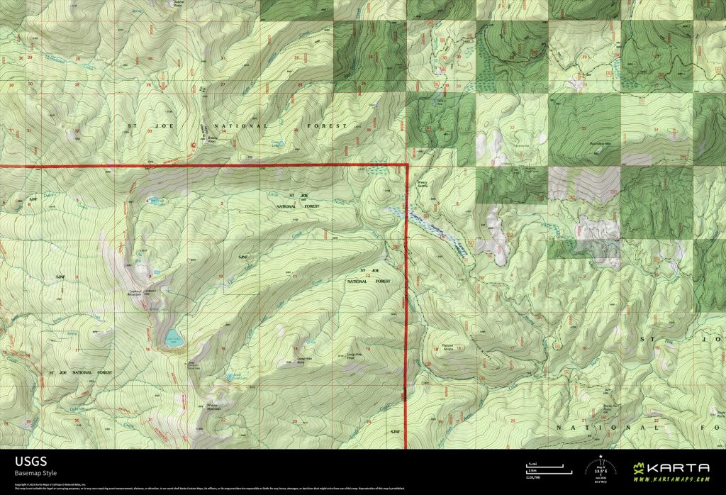 UTAH ELK GMU CENTRAL MOUNTAINS MANTI MAP – Karta Maps